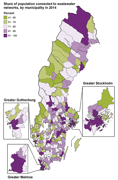 Almost 9 out of 10 people are connected to public water and wastewater ...